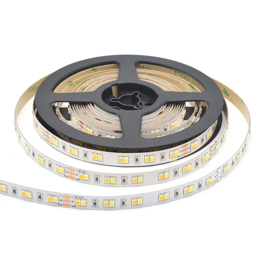 Rotolo strip led 5 m temperatura luce regolabile in kapton senza silicone
