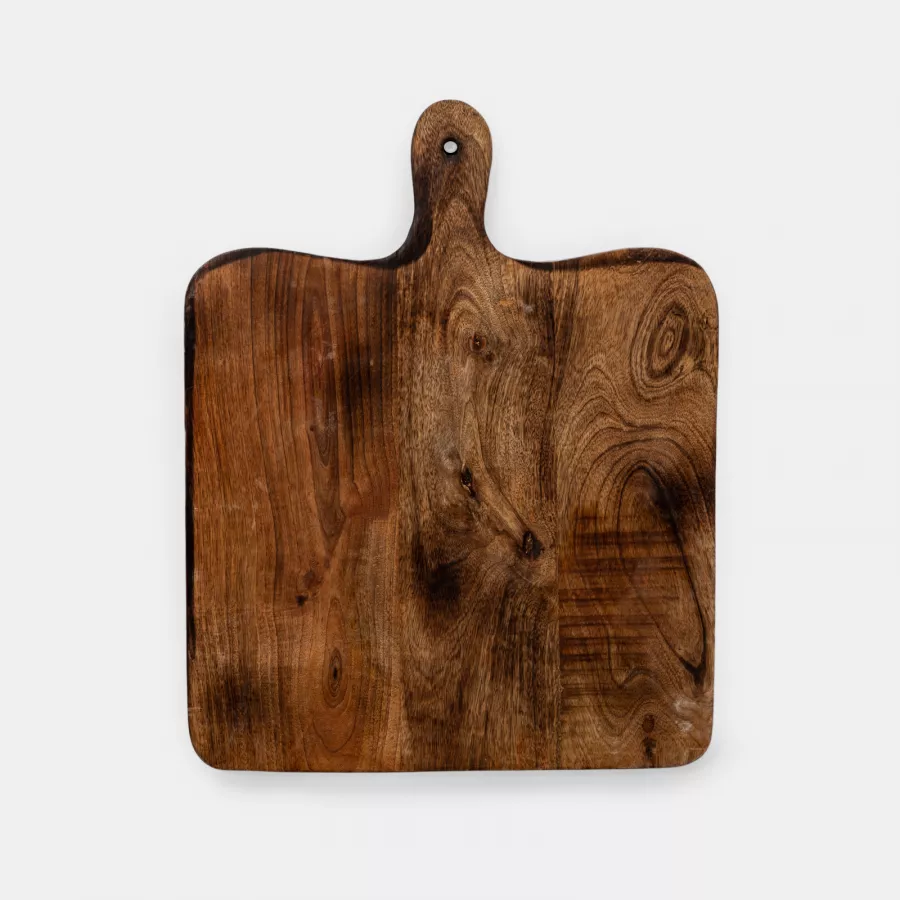 Tagliere 40x46 cm in legno di mango