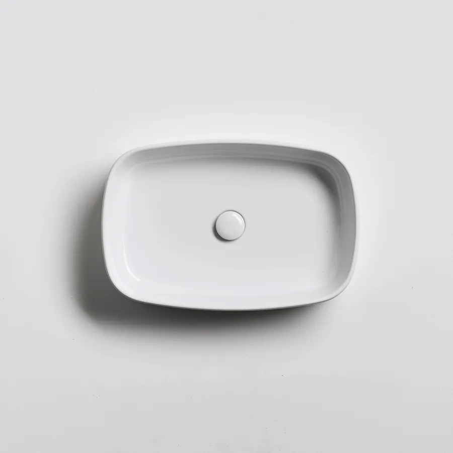 Lavabo d'appoggio 60x40 cm bianco - Foriu di Simas