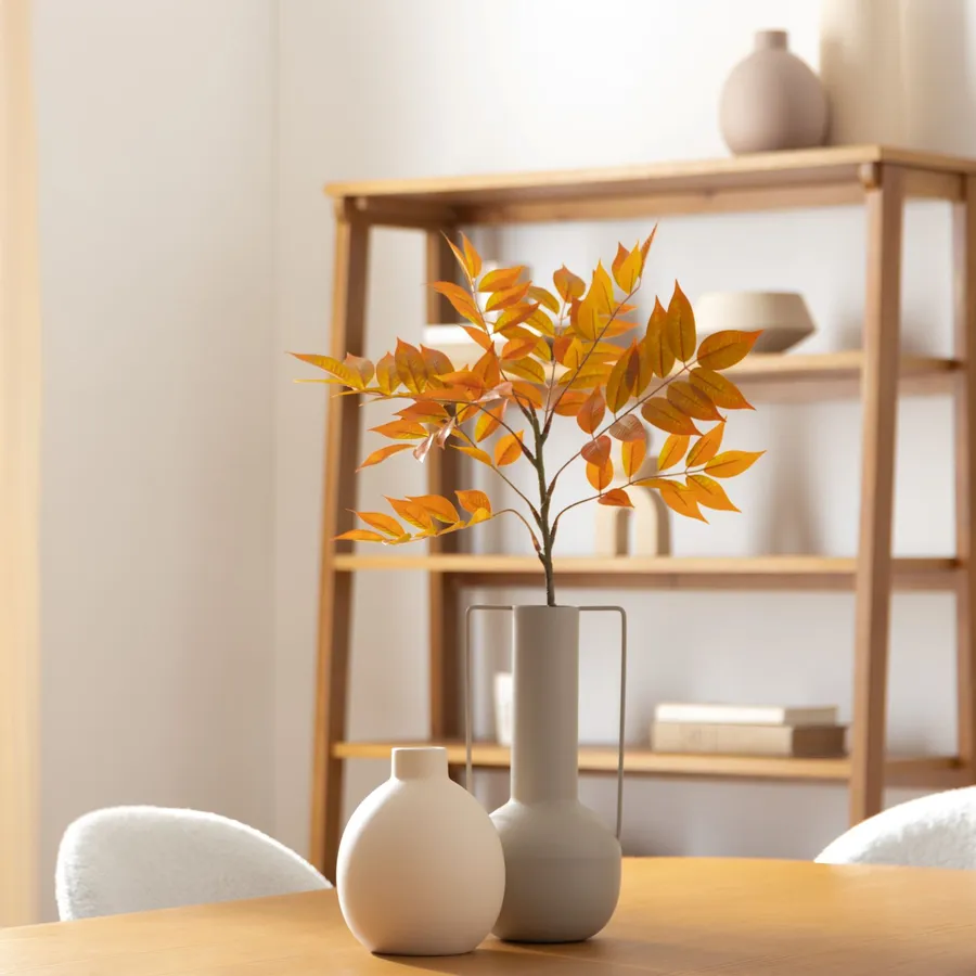 Stelo di pianta artificiale 70h cm arancione