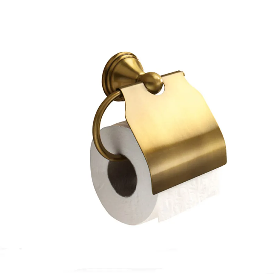 Portarotolo coperto stile elegante GEDY Romance bronzato