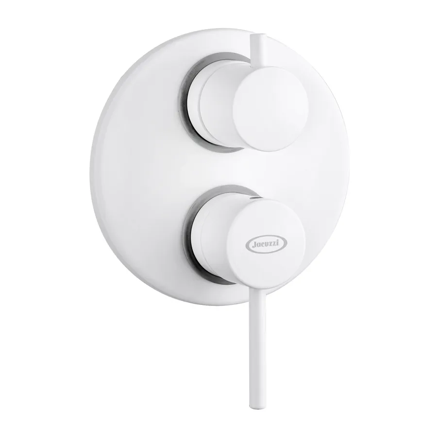 Miscelatore incasso doccia con deviatore bianco opaco - Gun di Jacuzzi ...